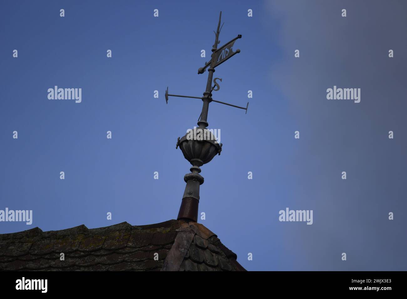 Wrought iron facade on building france hi-res stock photography and ...