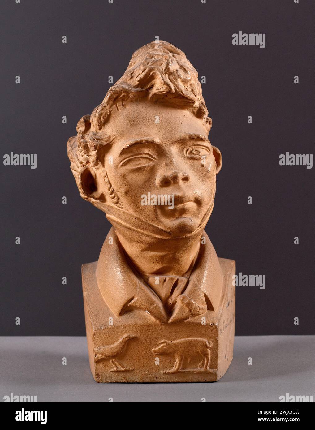 Jean-Pierre Dantan (1800-1869), said Dantan the young. Caricature of ...