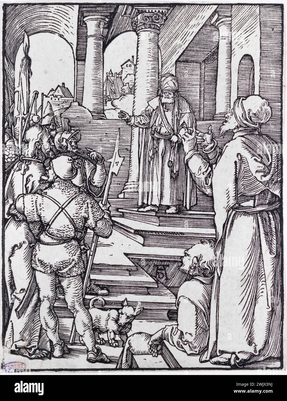 Albrecht DURER (1471-1528). "The little passion: Jesus Christ is taken ...