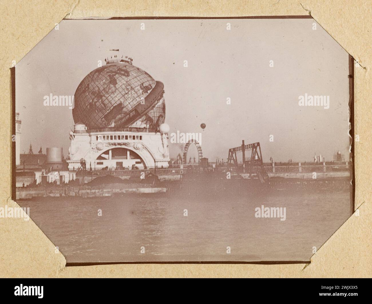 Anonymous. Album of the 1900 Universal Exhibition. Celestial Globe and ...