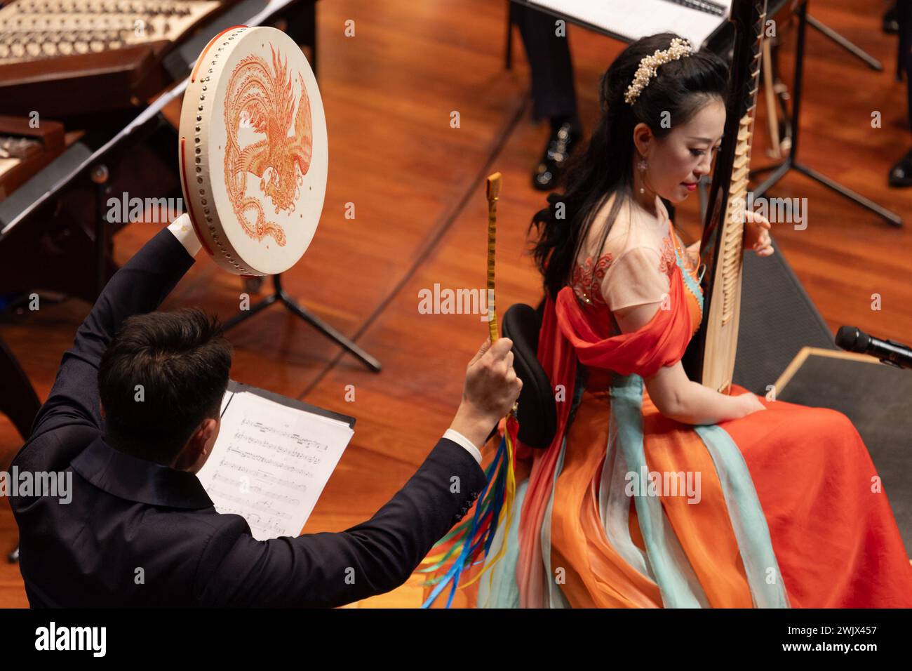 Budapest, Hungary. 16th Feb, 2024. Members of China National ...