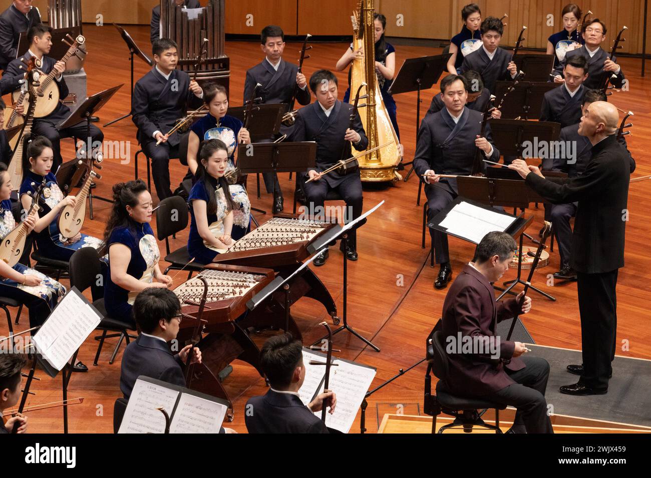 Budapest, Hungary. 16th Feb, 2024. Members of China National ...