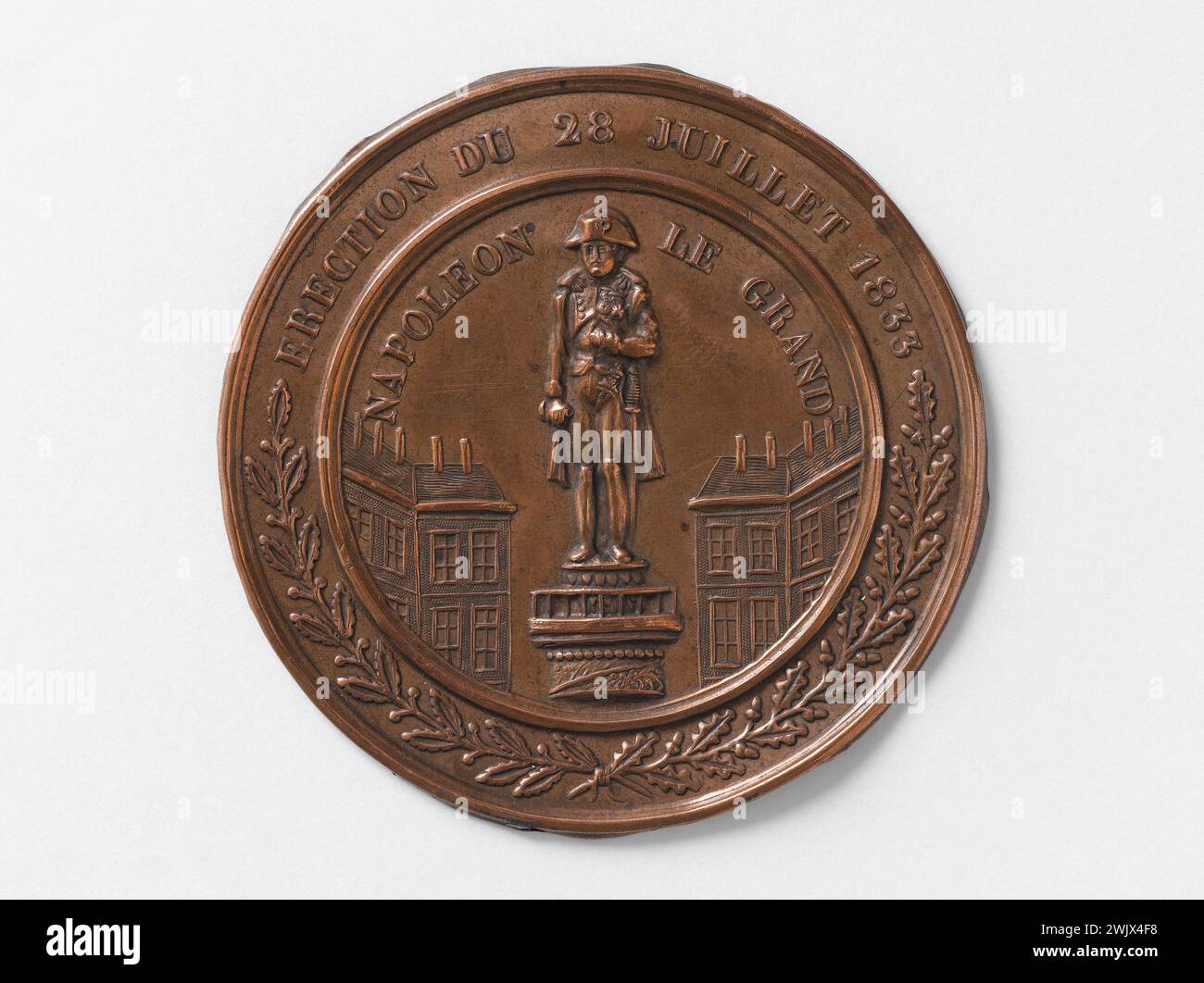 Anonymous. Restoration of the statue of Napoleon 1st on the Austerlitz ...