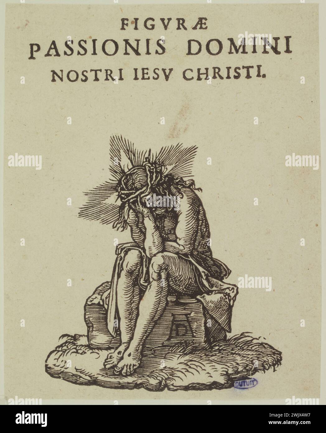 Albrecht Dürer (1471-1528). The little passion on wood: the man of pain ...