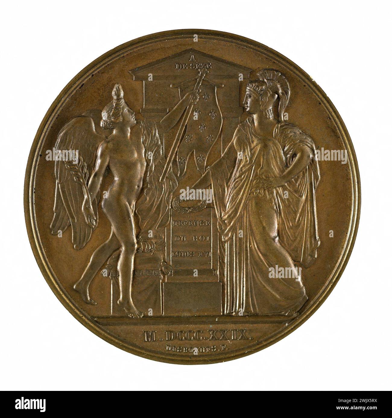 Rod. Medal The Count of Sèze. Metal, bronze. Nineteenth century. Museum ...