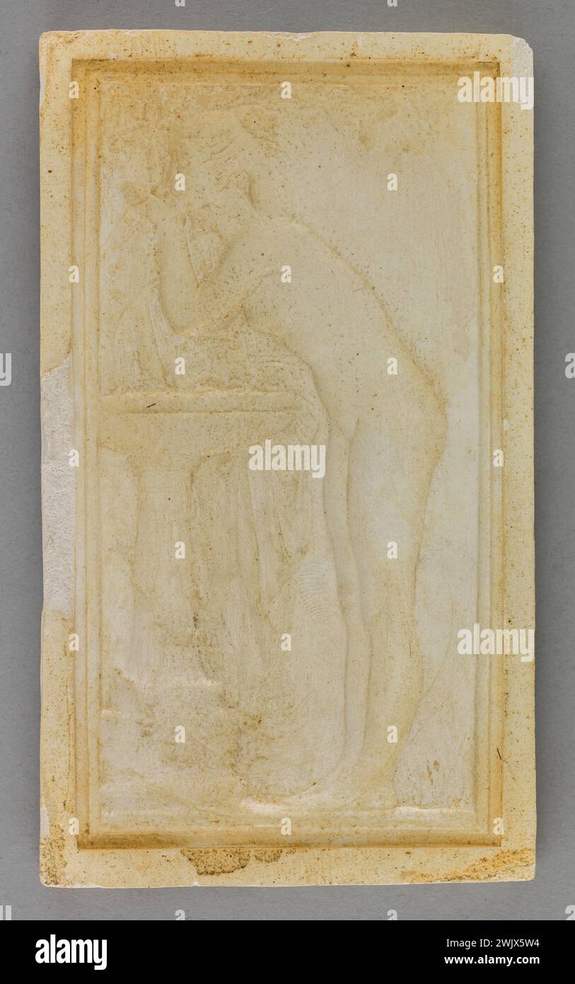 Daniel-Dupuis. "The source". Plaster. Paris, Carnavalet museum. Female ...
