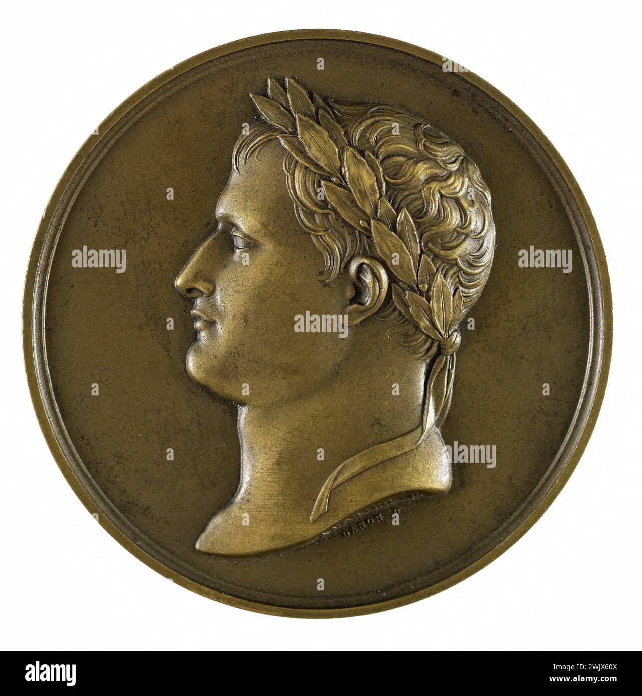 Jean-Bertrand Andrieu (1763-1822). Medal. Baptism of the king of Rome ...