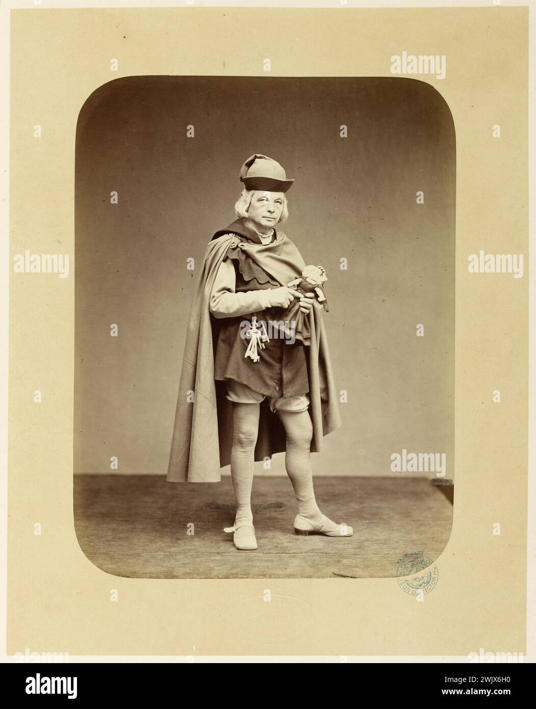 Etienne Carjat (1828-1906). Mangin in the role of Joshua Farnaby, in ...