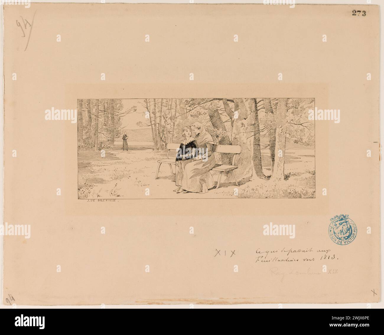 Job (Jacques Marie Gaston Onfroy de Bréville, dit) (1858-1931). "What was happening at the ...