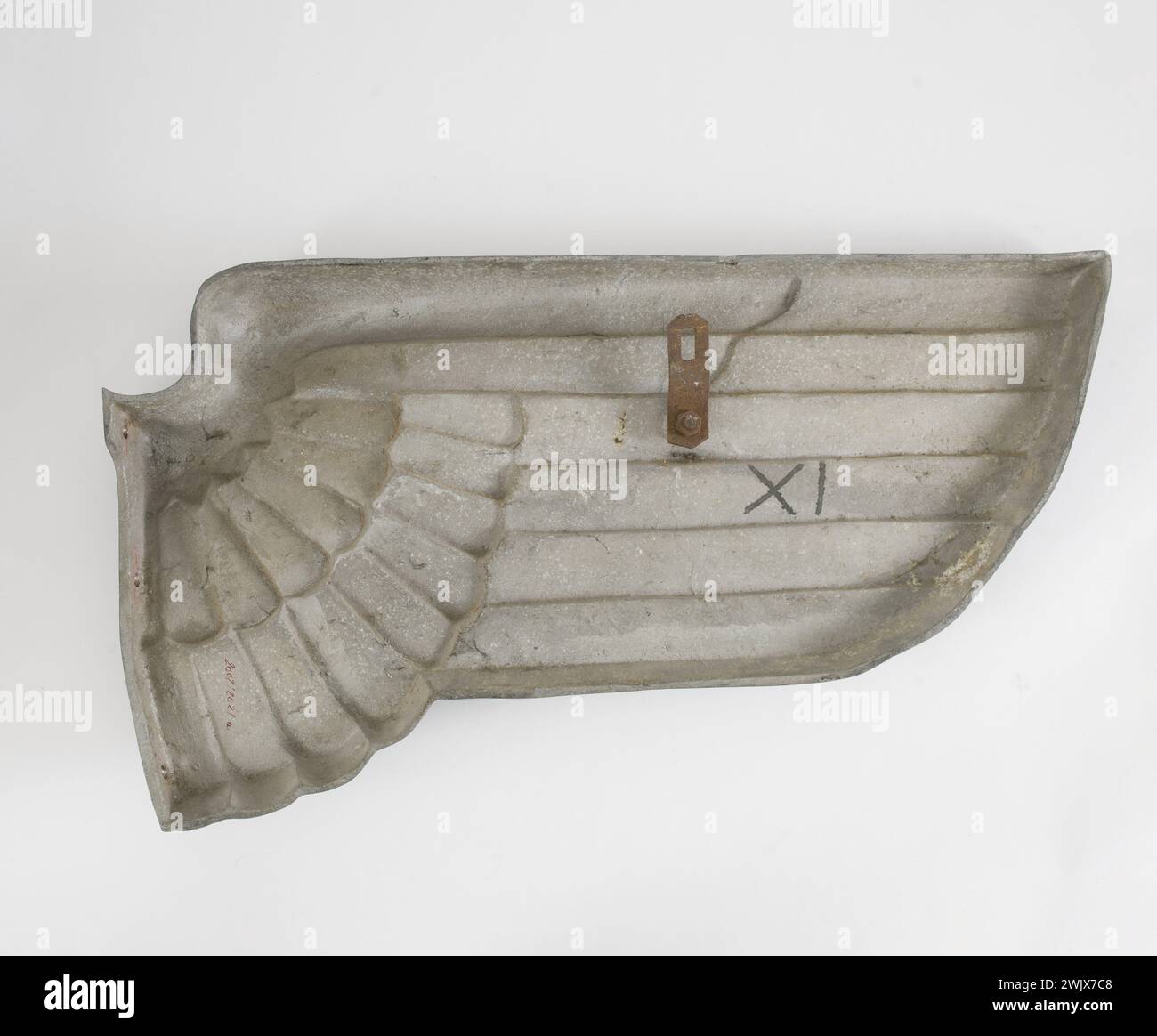 Anonymous, the right wing of a large Nazi metal eagle (taken at the ...