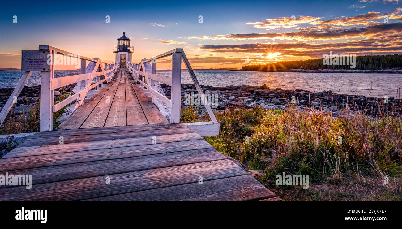 Marshall point lighthouse hi-res stock photography and images - Alamy