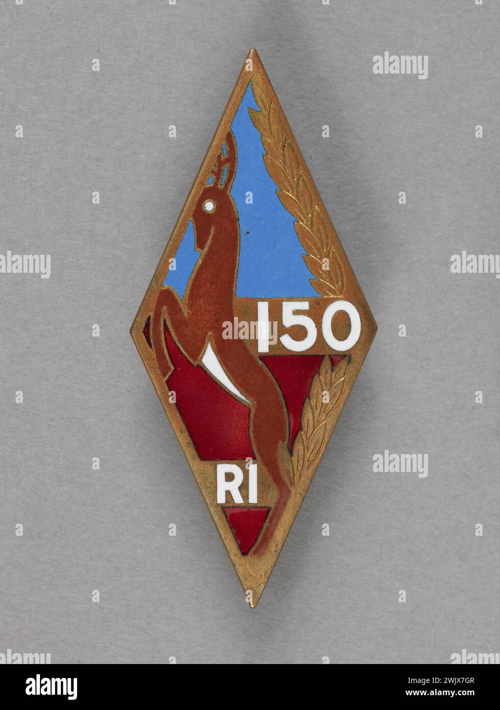 Arthus Bertrand & Cie, badge of the 150th infantry regiment (RI ...