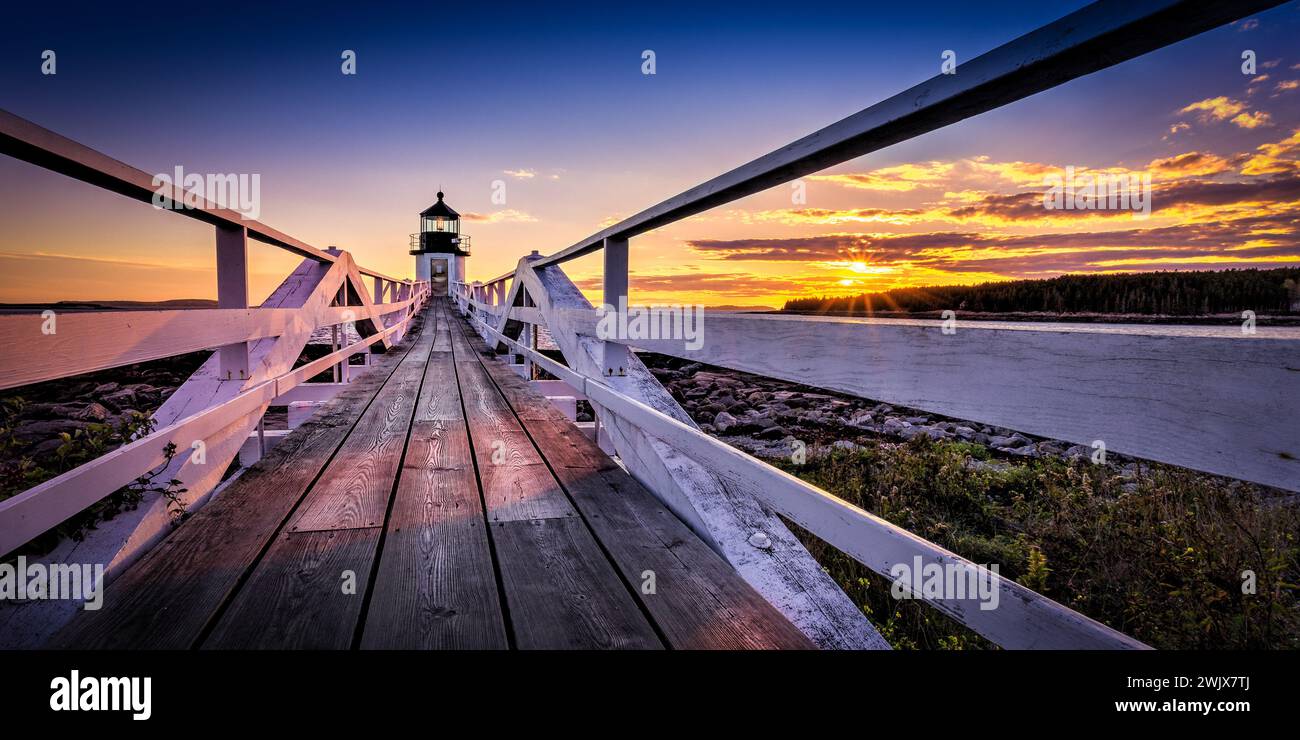 Marshall point lighthouse hi-res stock photography and images - Alamy