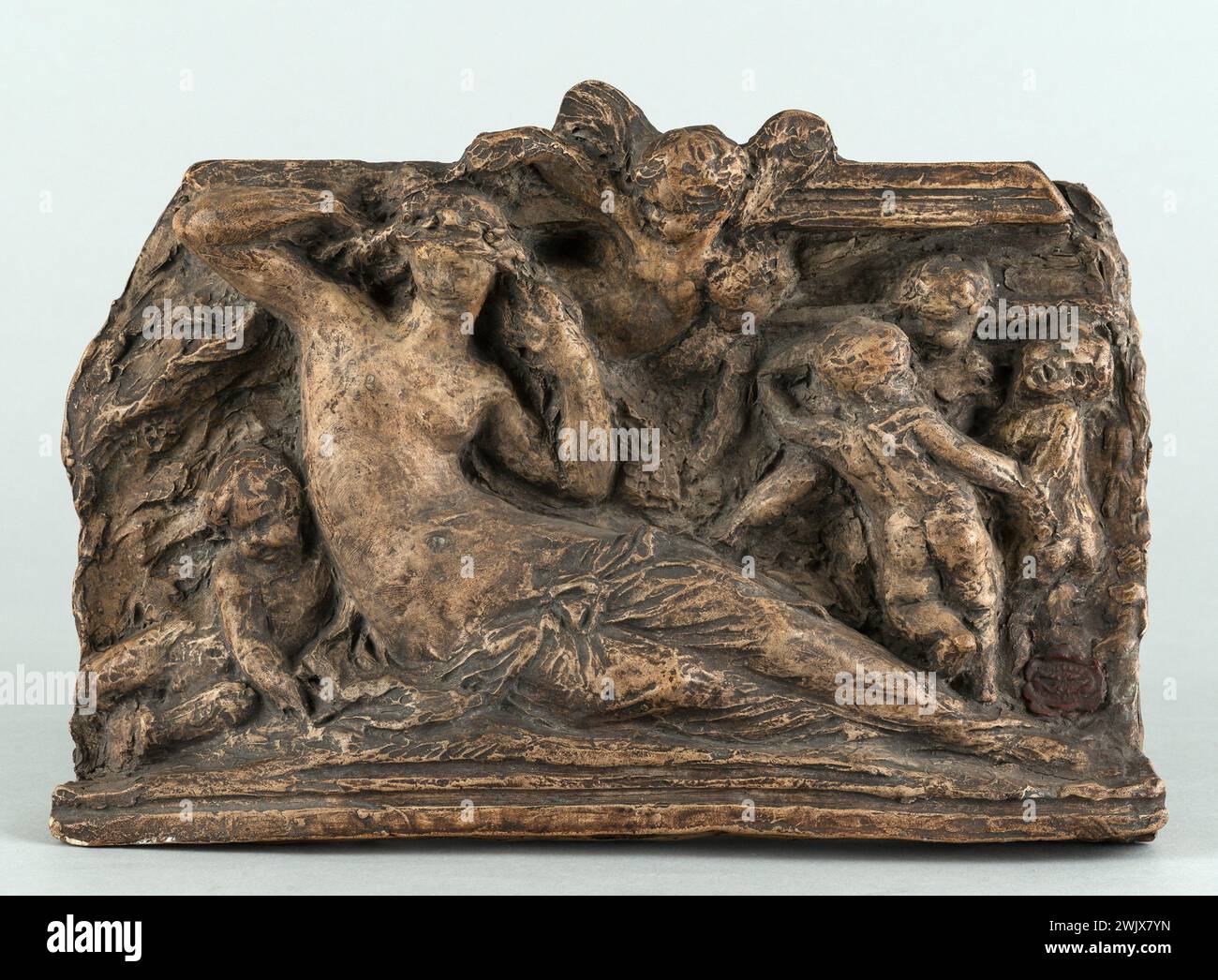 Jean-Baptiste Carpeaux (1827-1875). The triumph of Flore. Patinated ...