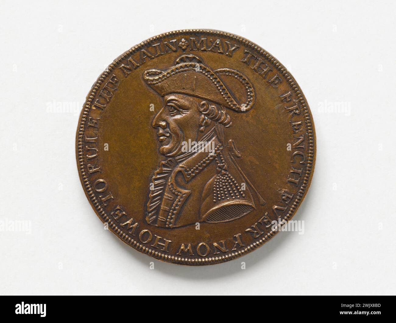 Richard Howe (1726–1799), first count Howe, admiral of the Royal Navy ...