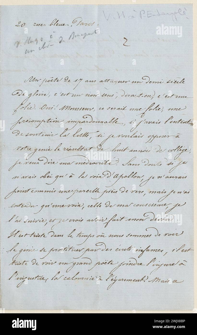 Hugo, Victor (n.1802-02-26-D.1885-05-22), Vivctor Hugo in Paul-Emile ...