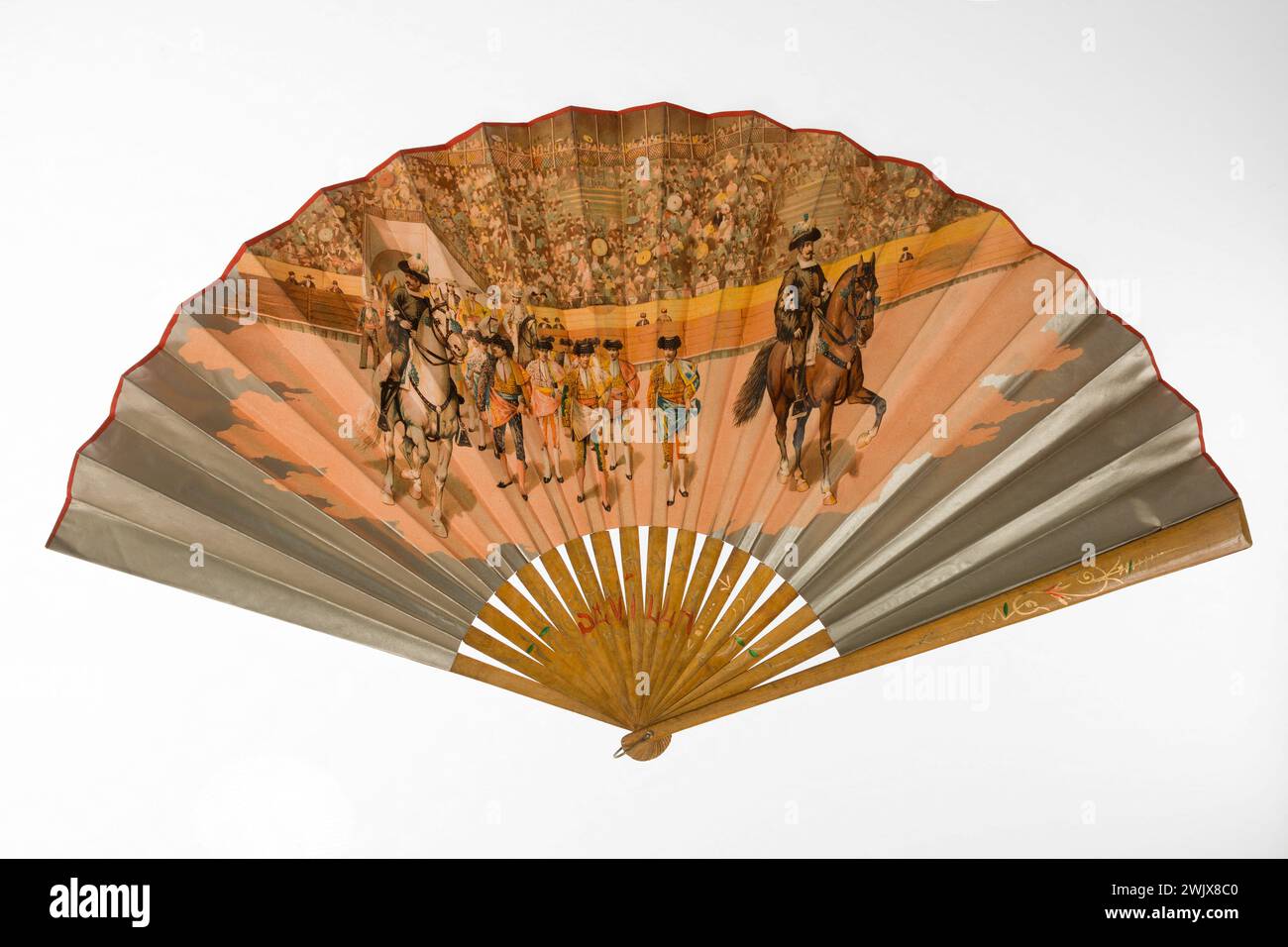 EVENTAIL. "Seville, entrance to the Toreadors". Paper lithography ...
