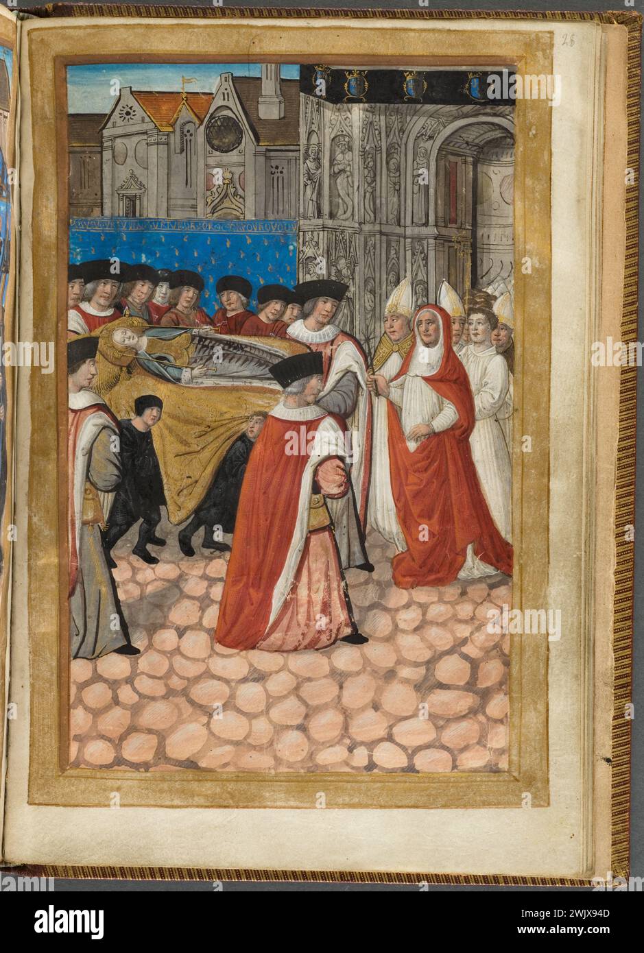 Jean Perréal (around 1455-1530). "The Trespas de l'Hermine regretted ...