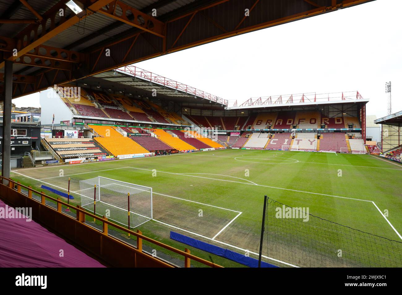 The University of Bradford Stadium, Bradford, England - 17th February ...