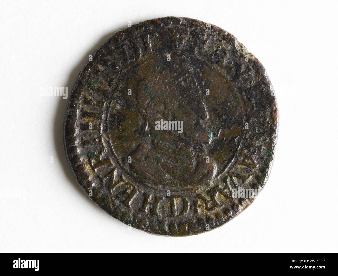 Double Henri IV copper tournament. Copper. 1610. Paris, Carnavalet ...