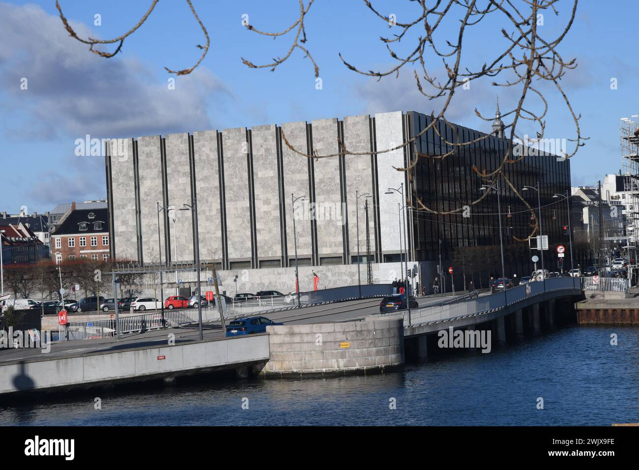 Copenhagen, Denmark /08 FEBRUARY 2024/Nordea bank' branch in danish ...