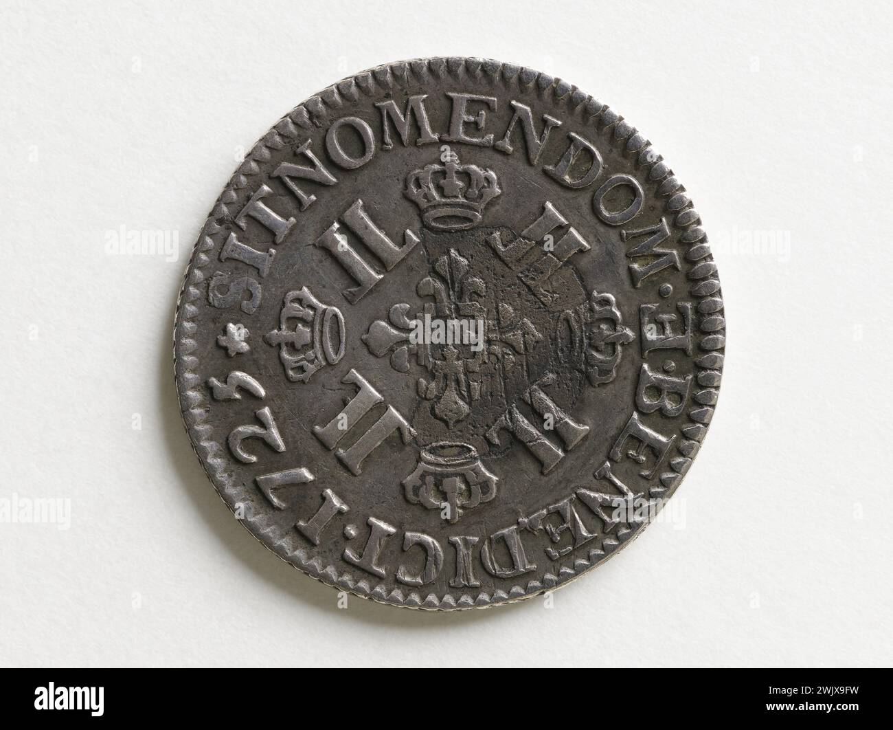 Charles-Norbert Roettiers (1720-1772). Quarter shields at the eight l ...