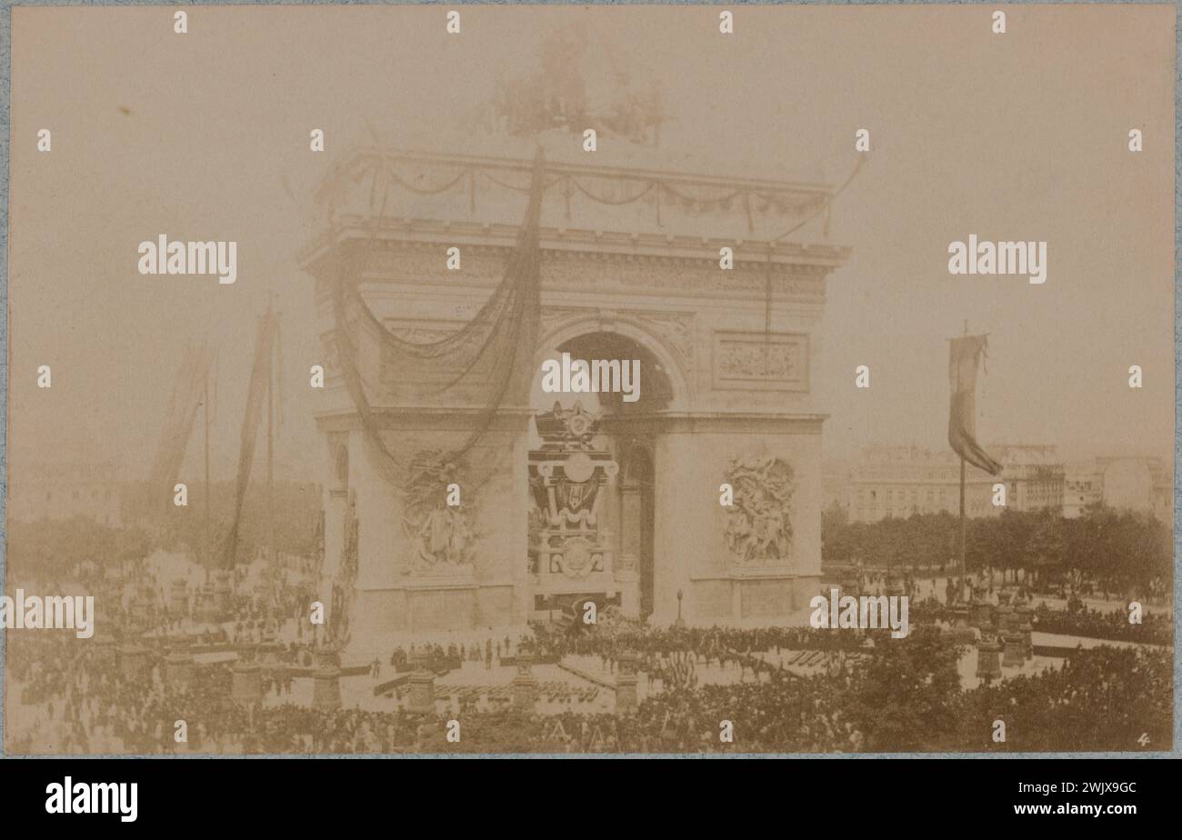 Funeral by Victor Hugo (1802-1885): Arc de Triomphe ". Anonymous ...