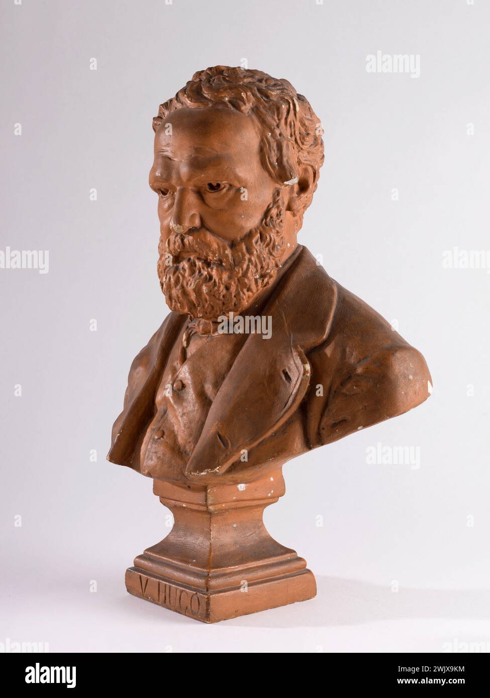 BUISACI. "Victor Hugo". Plaster. Paris, house of Victor Hugo. 102063-29 ...