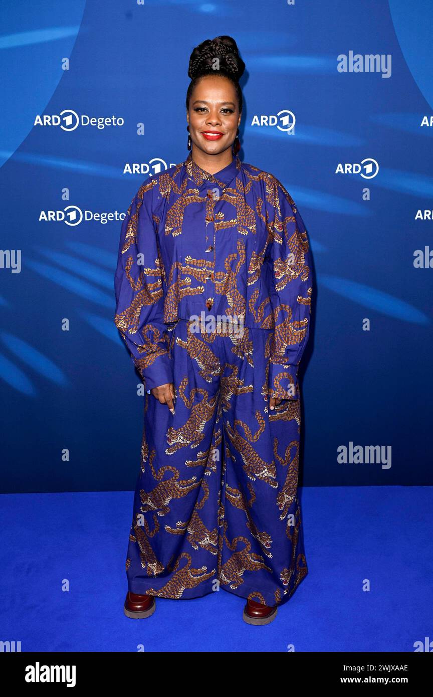 Denise MBaye bei der ARD Blue Hour 2024 im Rahmen der Berlinale 2024 im ...