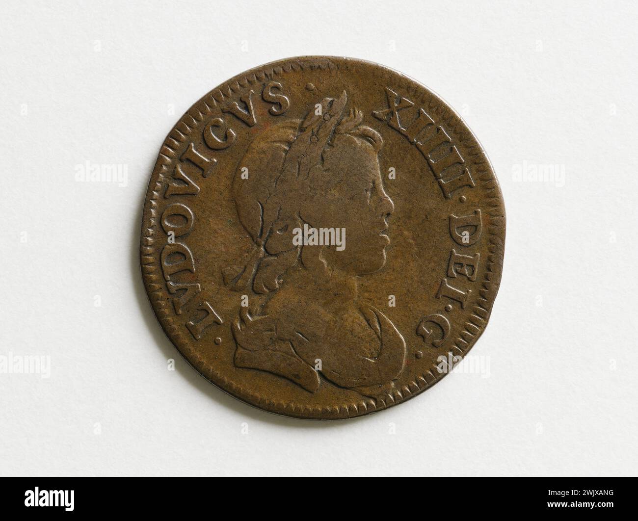 Anonymous. Test of the double tournament of Louis XIV. Copper, 1643 ...