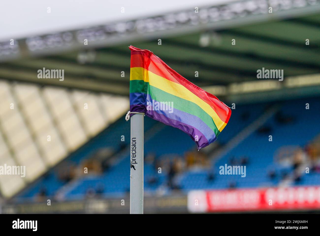 V millwall flag hi-res stock photography and images - Alamy