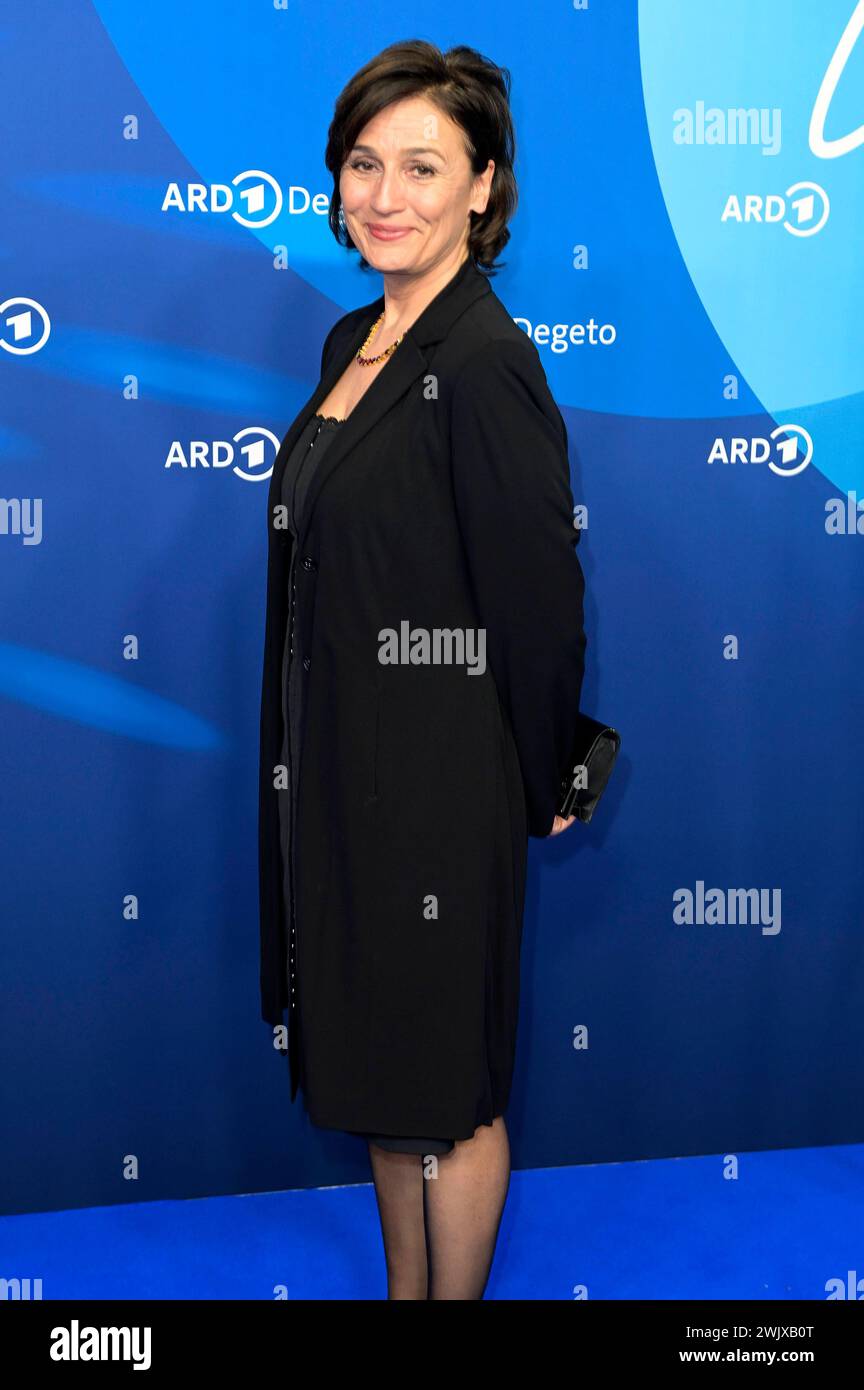 Sandra Maischberger bei der ARD Blue Hour 2024 im Rahmen der Berlinale ...