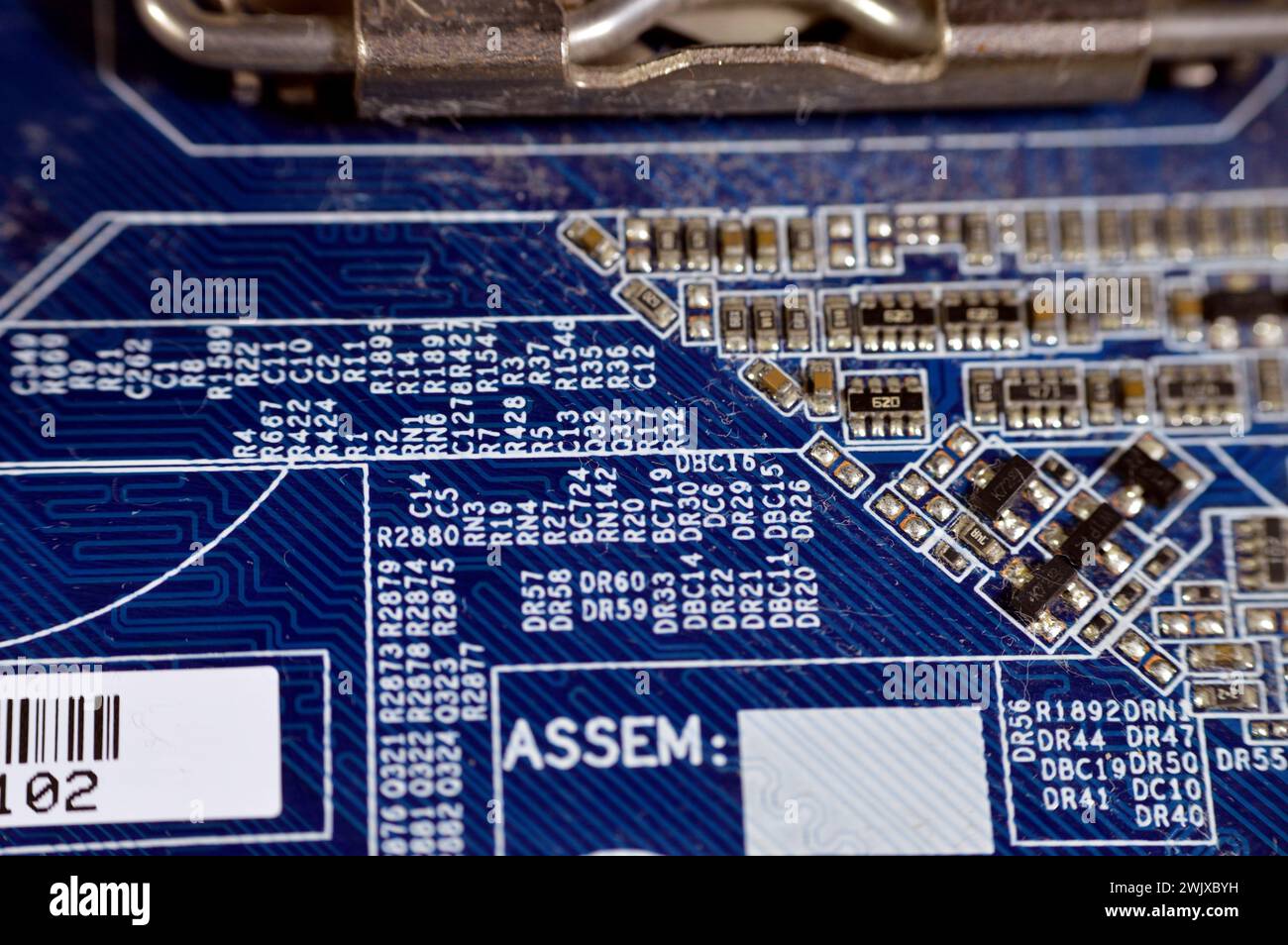 Cairo, Egypt, February 9 2024: Gigabyte main board computer motherboard ...