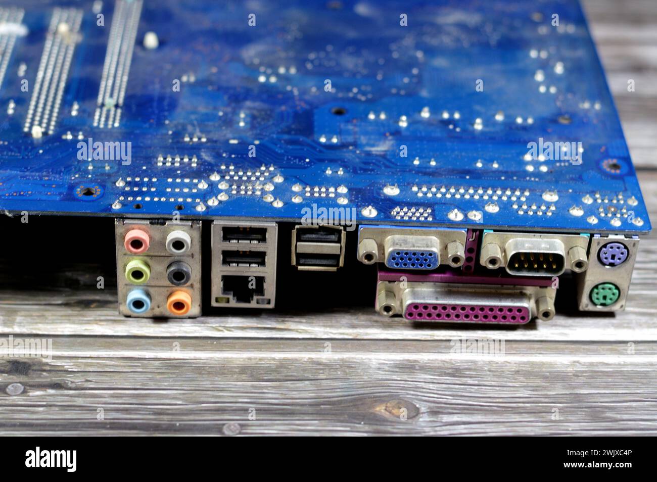 Cairo, Egypt, February 9 2024: Gigabyte main board computer motherboard ...