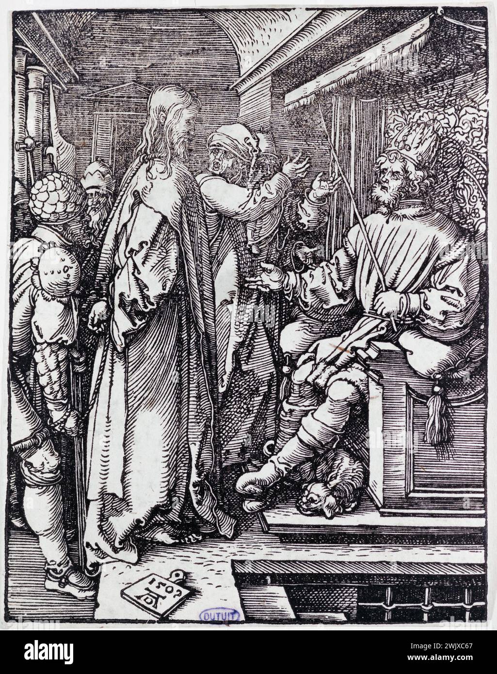 Albrecht DURER (1471-1528). "The little passion: Jesus Christ before ...