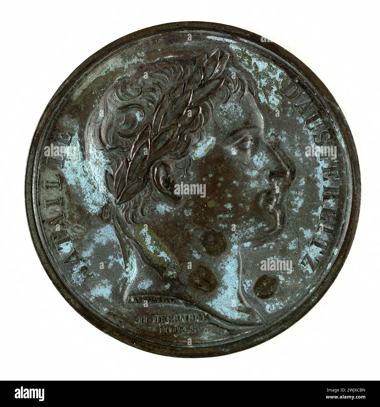 Jean-Bertrand Andrieu (1763-1822). Medal avec. Battle of Austerlitz ...