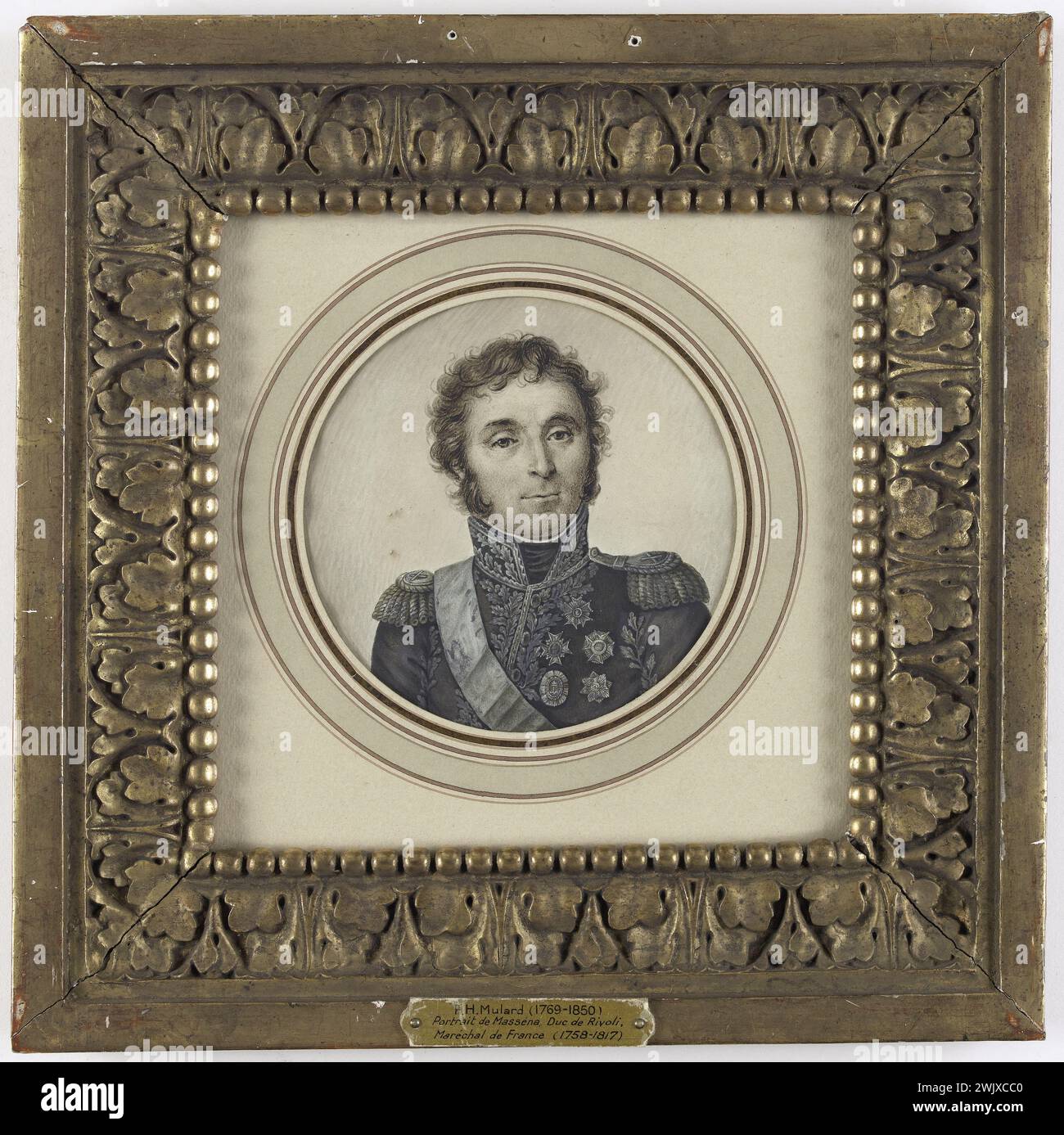 François Henri Mulard (1789-1850). Portrait of Marshal André Masséna ...