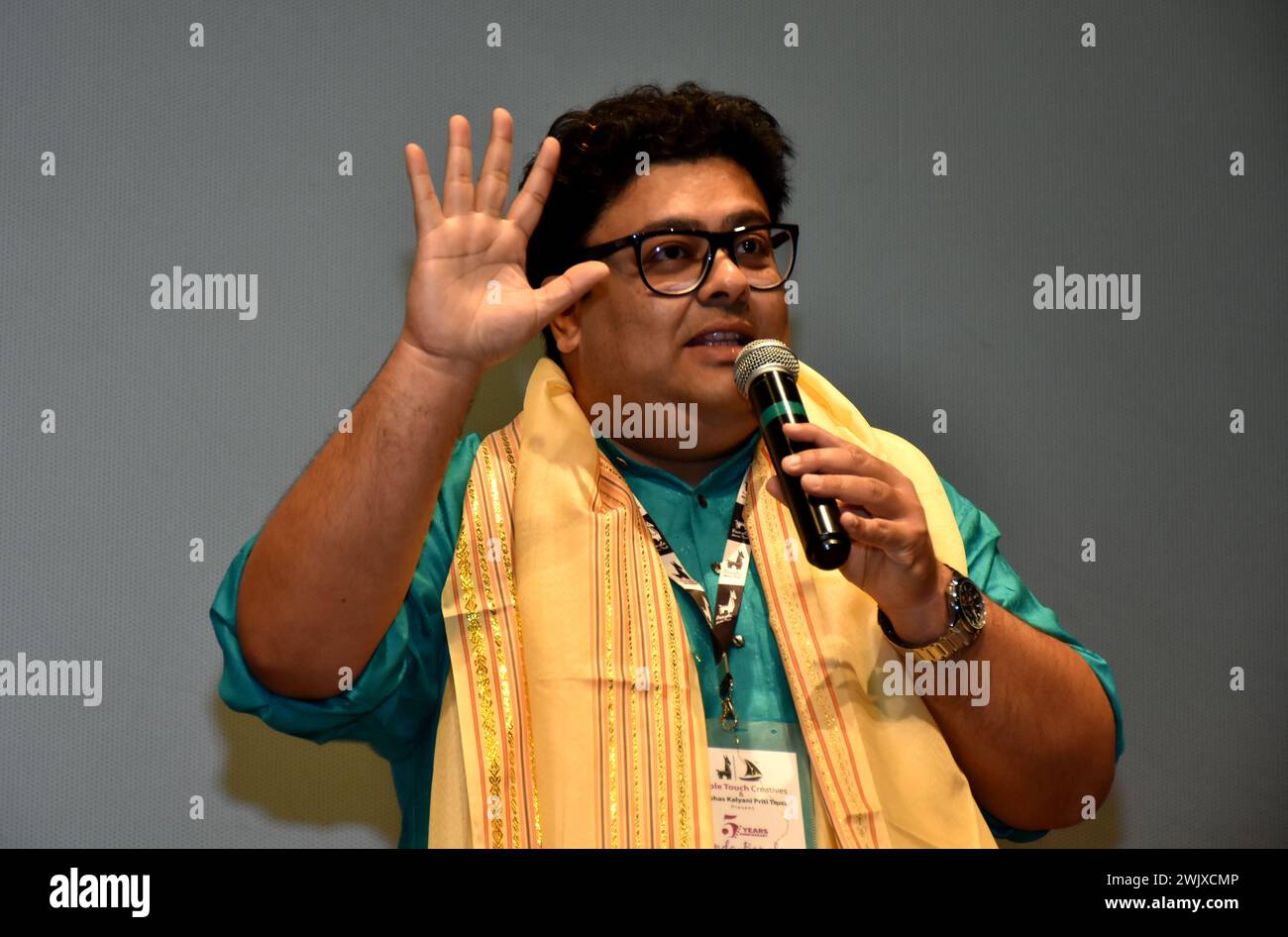 Ambarish Bhattacharya the Indian actor during the inauguration of the ...