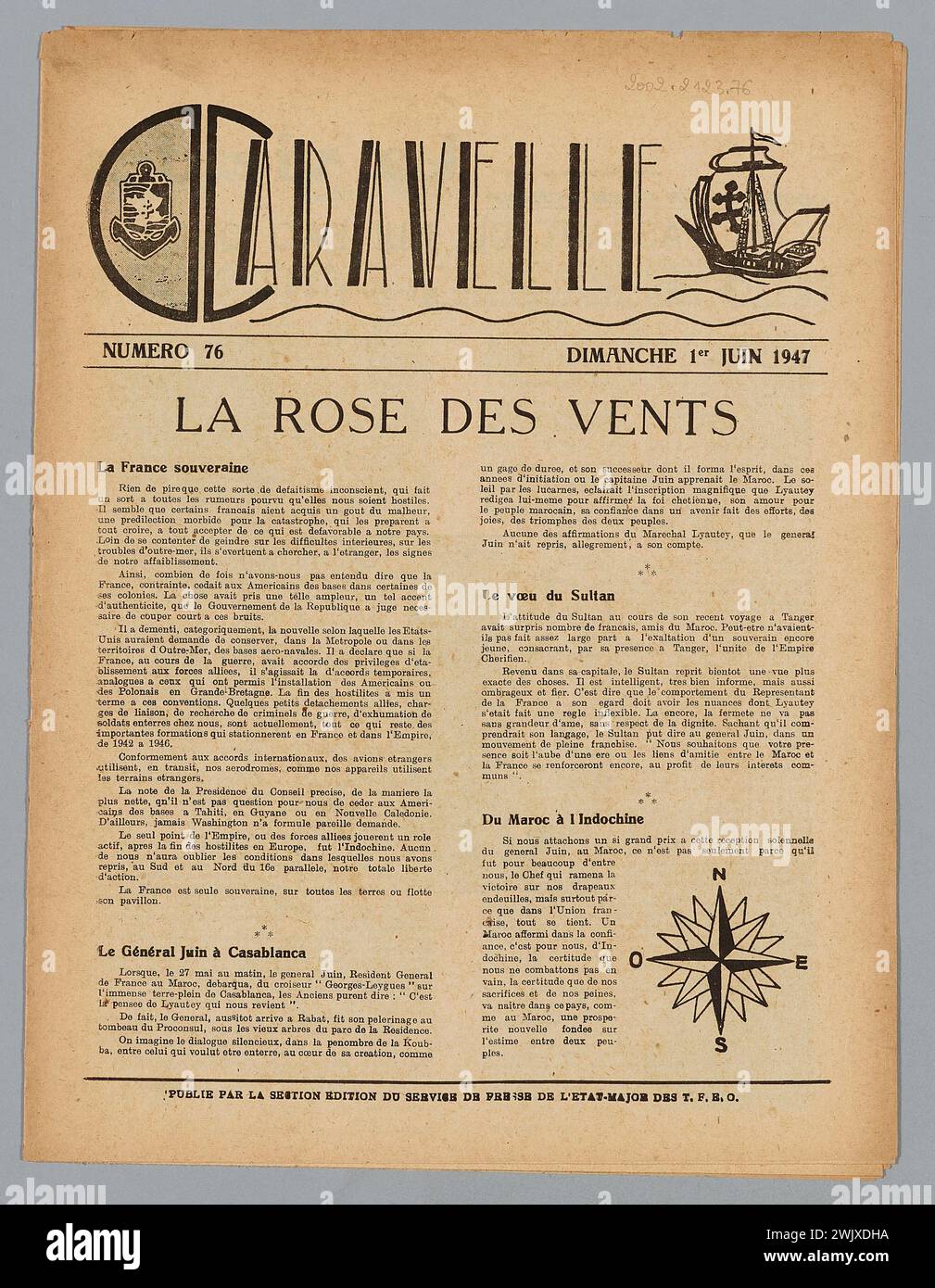 Propaganda press service of the TFEO EM (n.-d.), Caravelle n ° 76 ...
