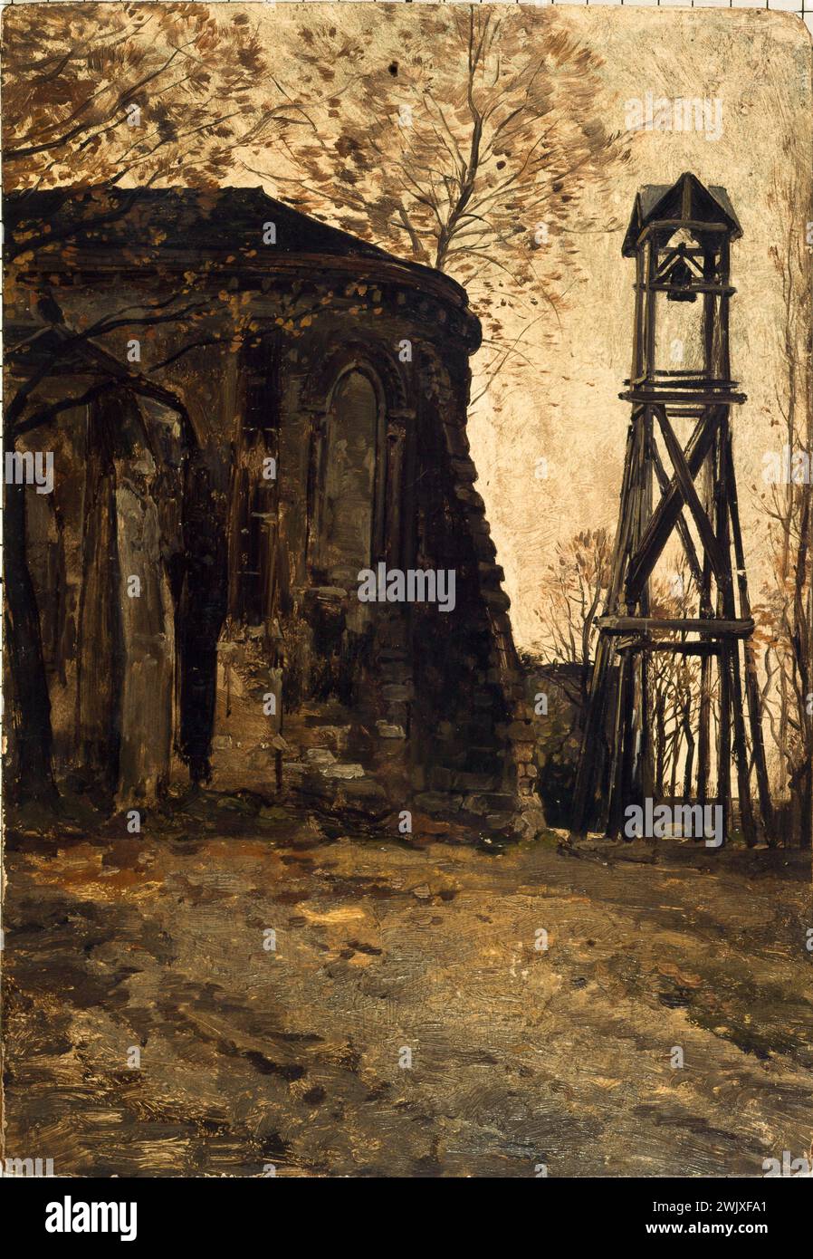 Edmond Charles Joseph Yon. The bedside of the Saint-Pierre-de ...