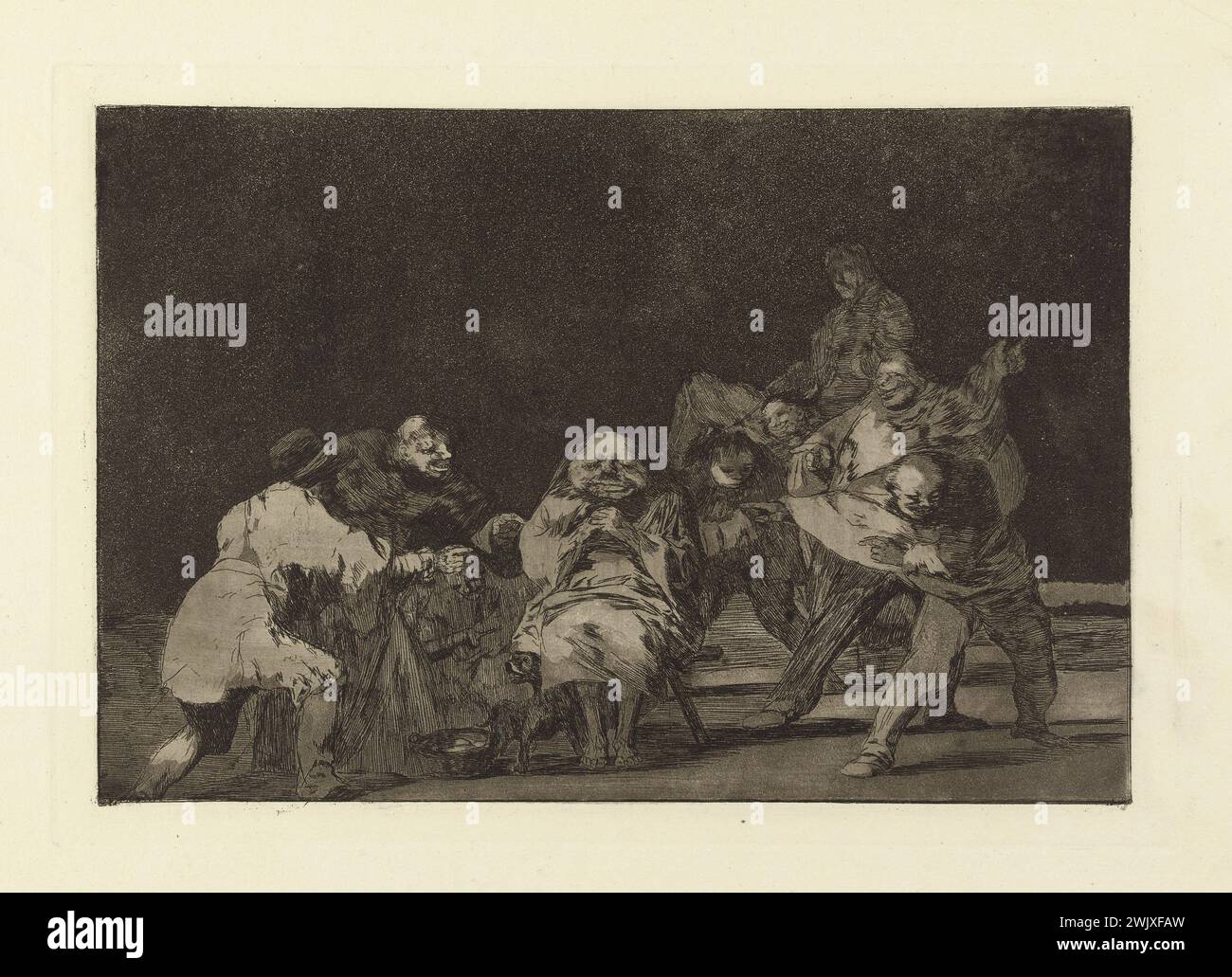 Francisco Goya (1746-1828). "Disappelfnsive. Disappointed Quieto ...
