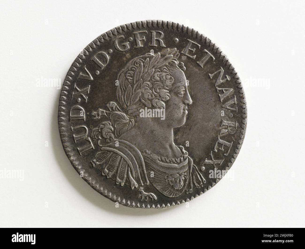 Ecu to the eight L of Louis XV, 1724. Paris, Musée Carnavalet ...