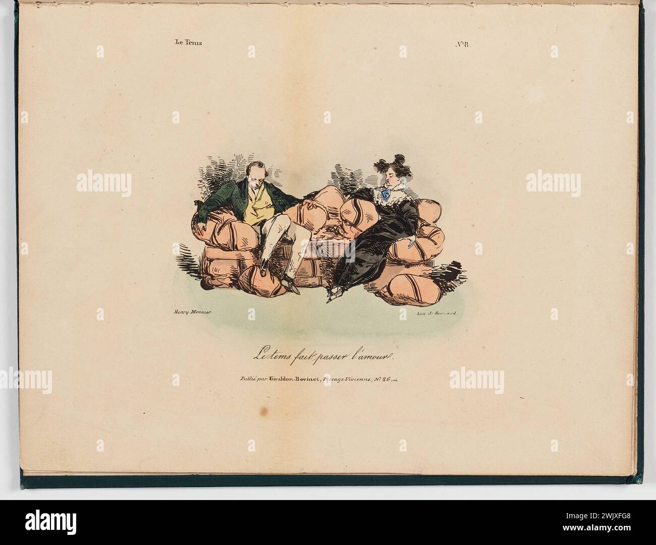 Monnier, Henry Bonaventure (n.1799-06-07-D.1877-01-03), The time puts ...