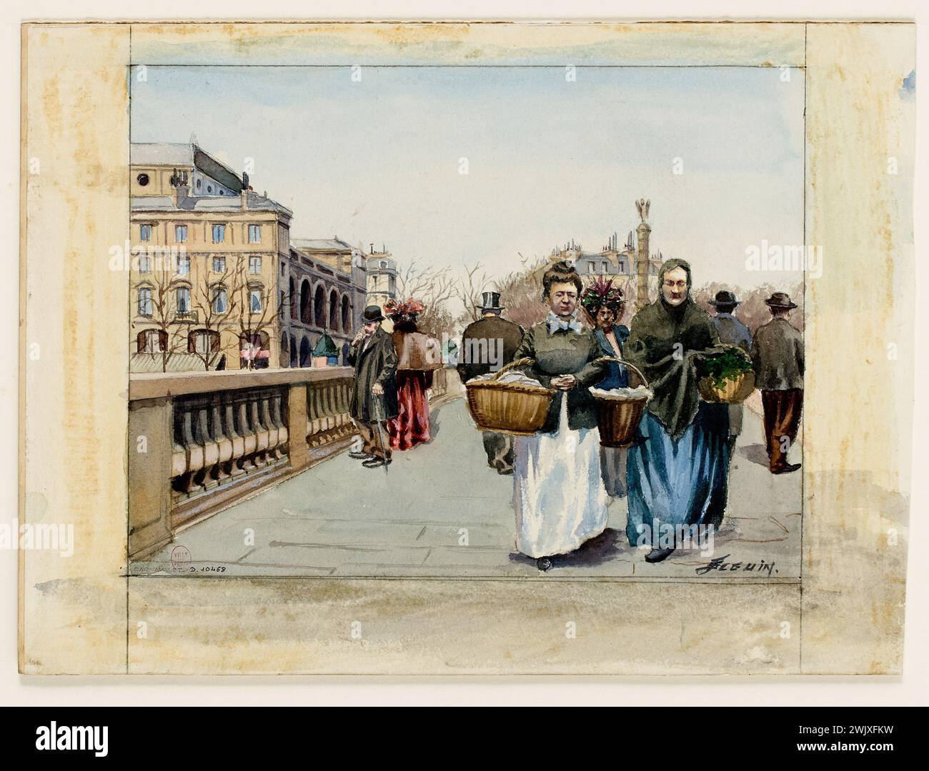 Séguin, F., Le Pont au Change and Place du Châtelet (dummy title ...