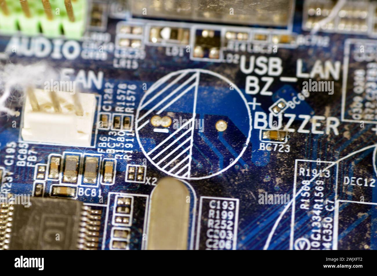 Cairo, Egypt, February 9 2024: Gigabyte main board computer motherboard ...