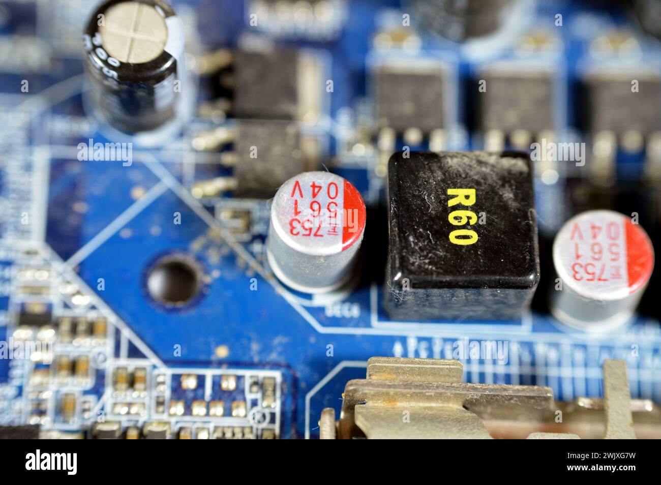 Cairo, Egypt, February 9 2024: Gigabyte main board computer motherboard ...