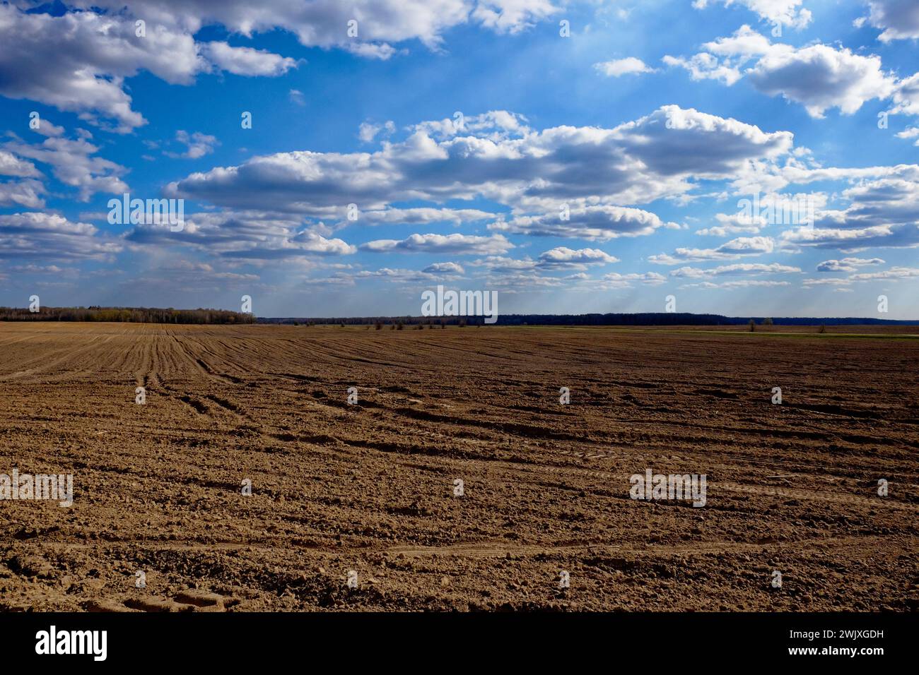 Field sky barren landscape hi-res stock photography and images - Alamy