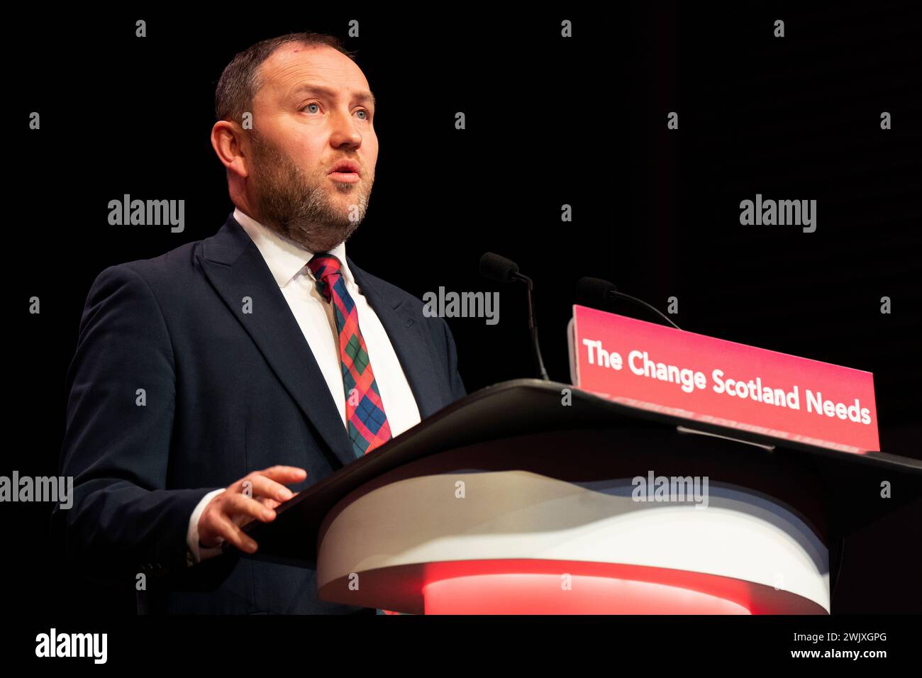Shadow Secretary of State for Scotland Ian Murray speaking during the ...