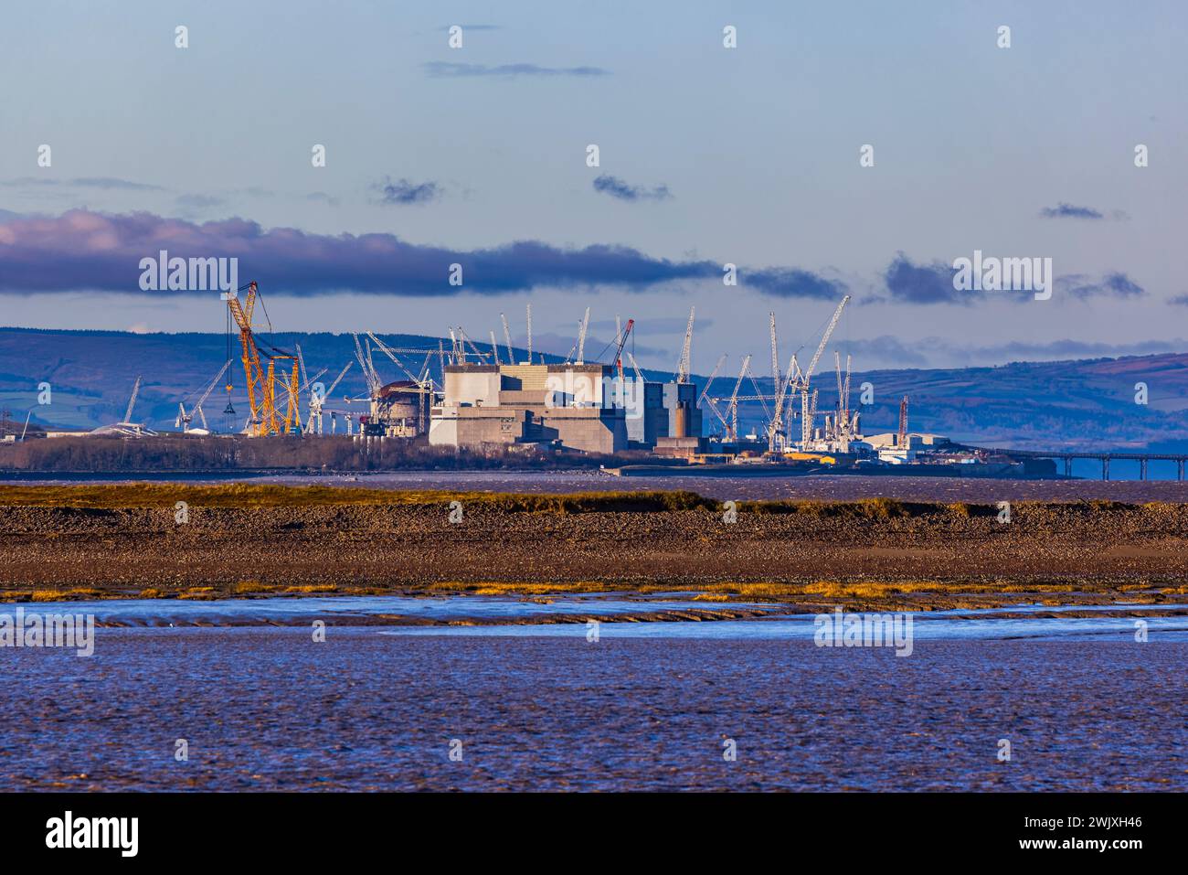 The construcution of the the new Hinkley Point C nuclear power station ...