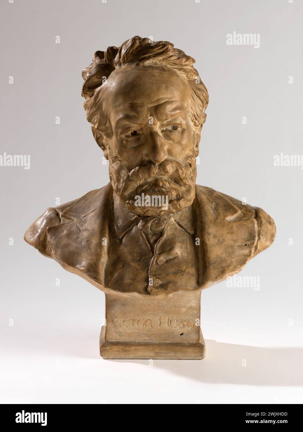 Félix-Joseph Barrias (1822-1907). "Victor Hugo". Plâtre Paris, Maison ...